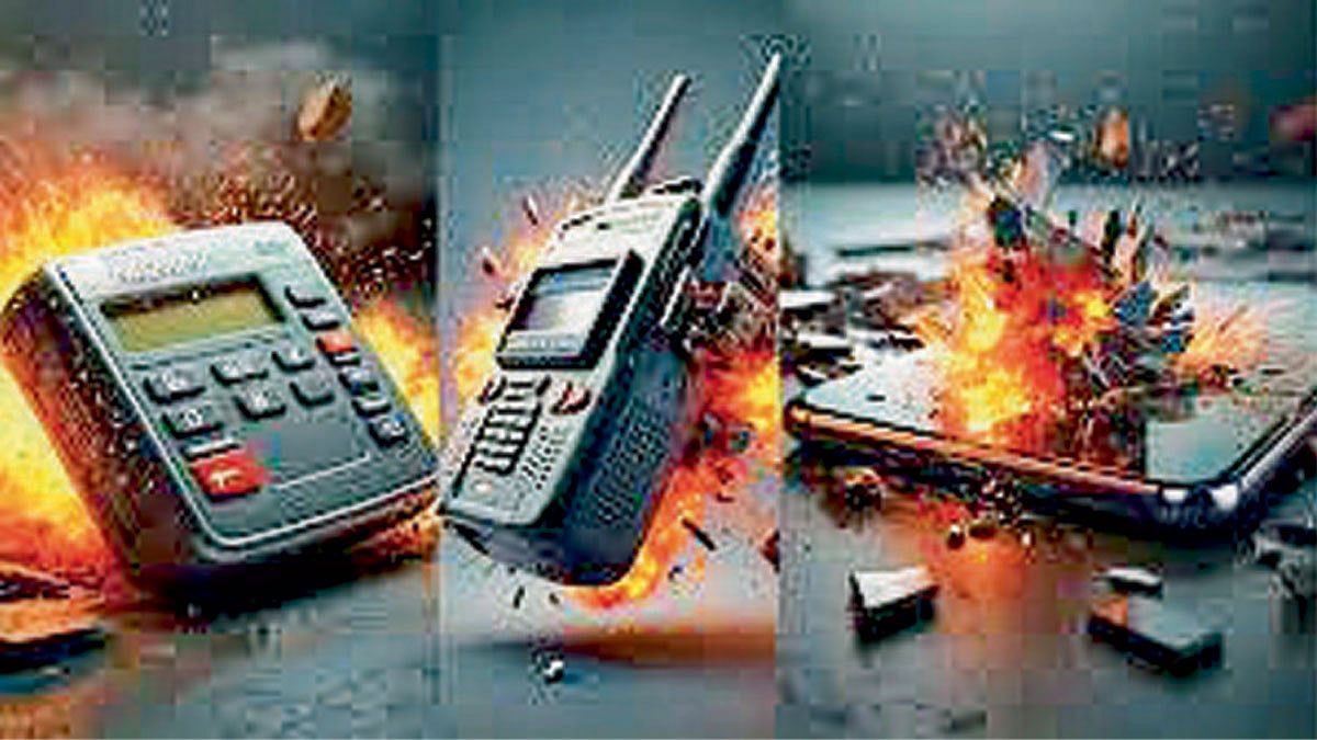 चाहूल तंत्रज्ञानाधारित युद्धाची... pager device blast in lebanon people ...