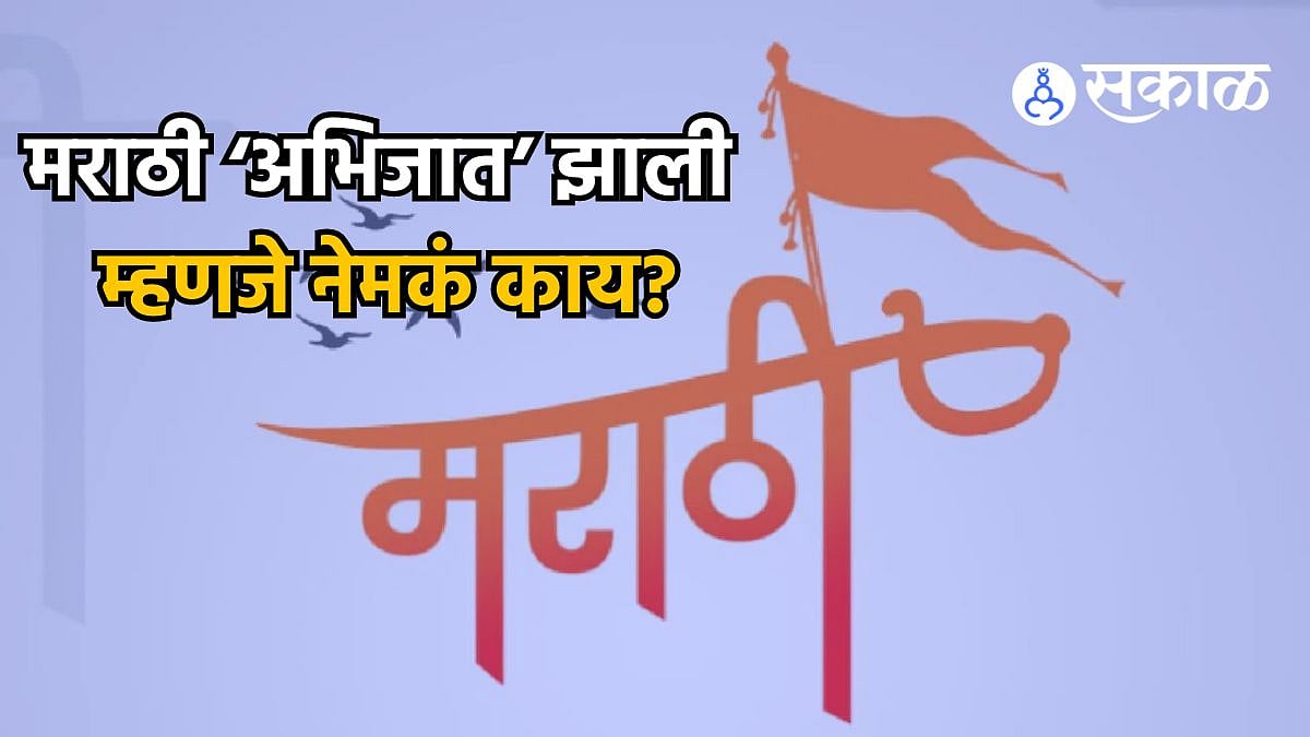 Marathi Language: मराठीला अभिजात भाषेचा दर्जा मिळाल्याने नेमकं काय ...