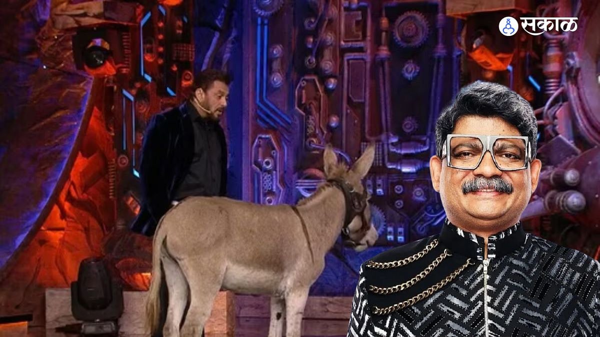Gunratna Sadavarte with a donkey on Bigg Boss sparks controversy|PETA's ...
