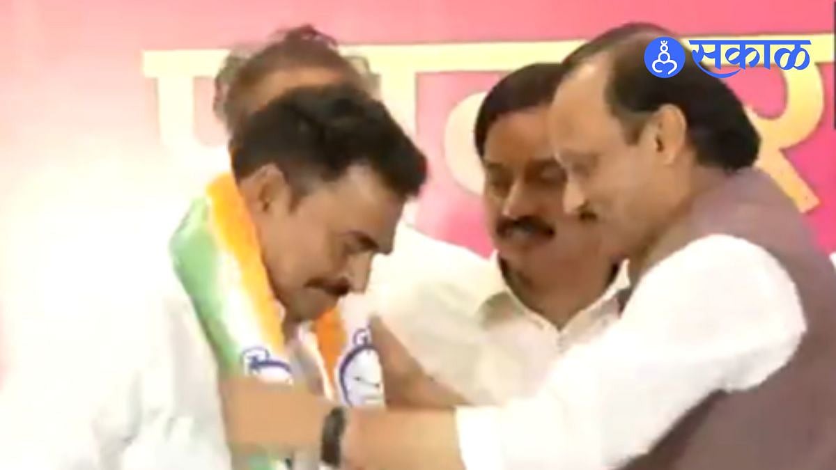 Actor Sayaji Shinde joined Ajit Pawar group | अभिनेते सयाजी शिंदे यांचा ...