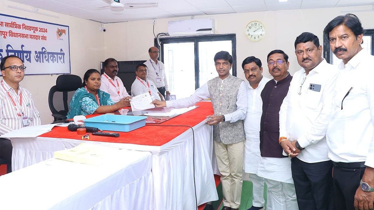 Gangapur Assembly Election : महायुतीतर्फे आमदार प्रशांत बंब यांचा अर्ज दाखल Gangapur Assembly ...