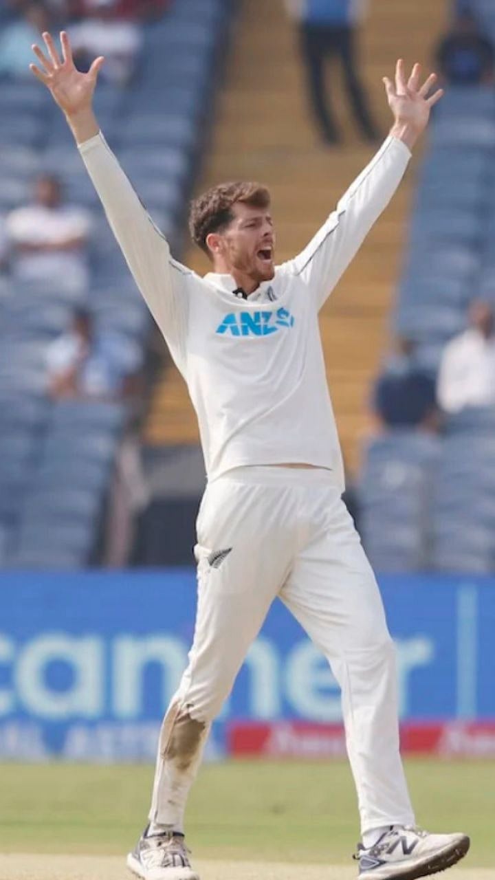 Mitchell Santner ने भारतात इतिहास रचला! १३ विकेट्ससह हे विक्रम केले नावावर