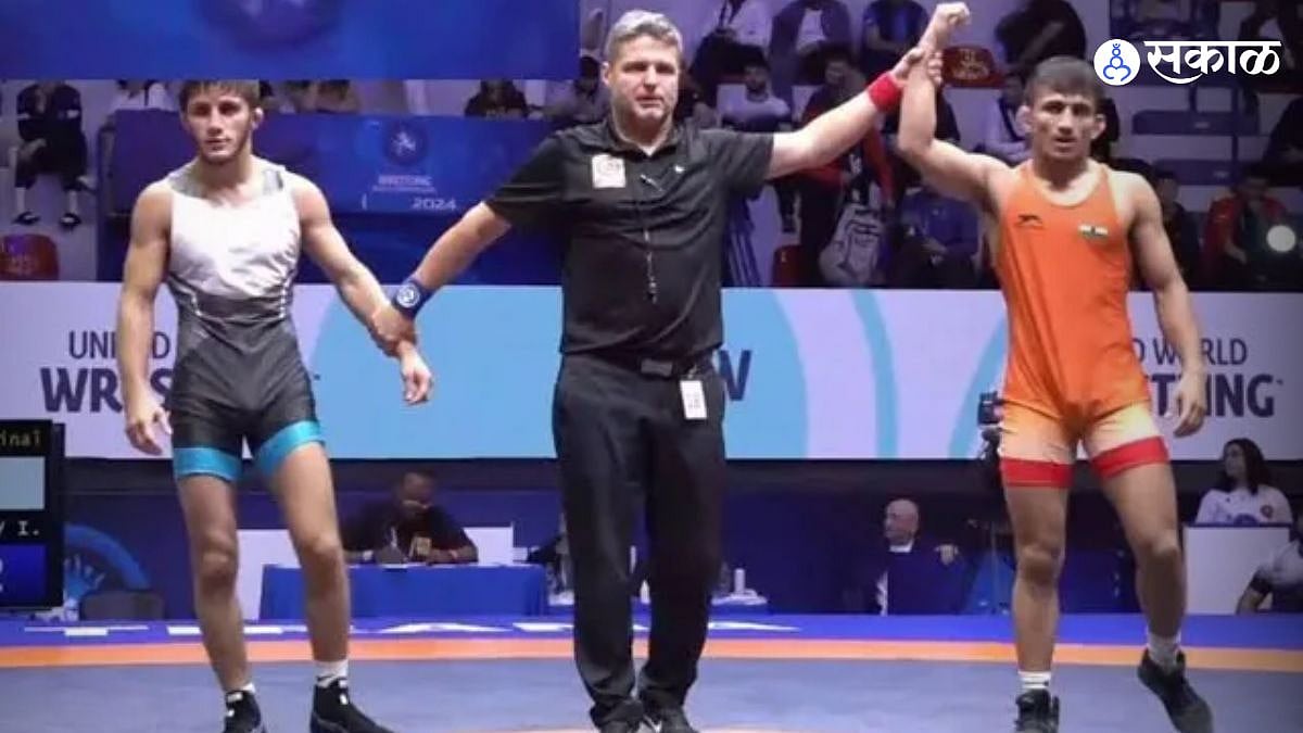 U23 World Wrestling Championship: भारताच्या चिरागनं गाजवला आखाडा ...