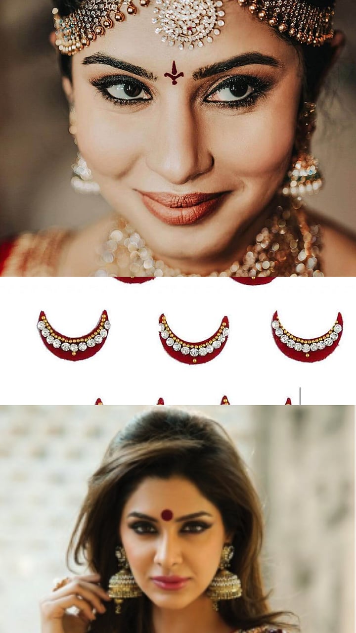 चेहऱ्याच्या आकारानुसार करा टिकलीची निवड Choose tikali according to the face