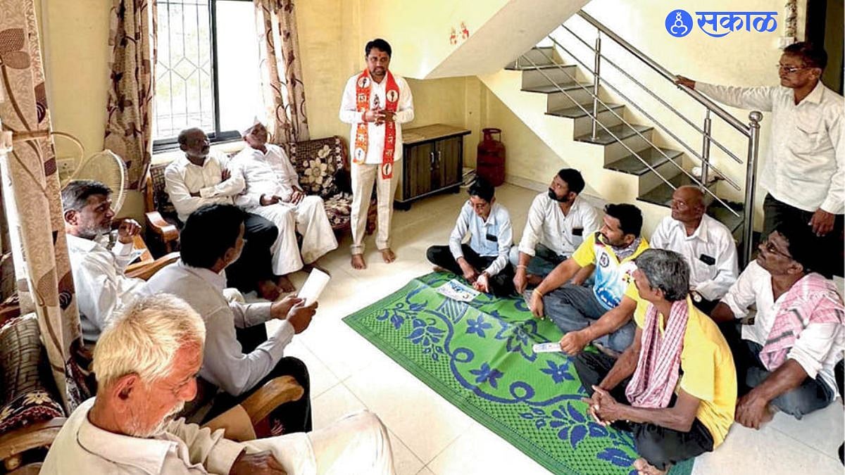 Harshad Kadam Voter outreach conducted during patan campaign Tambave ...