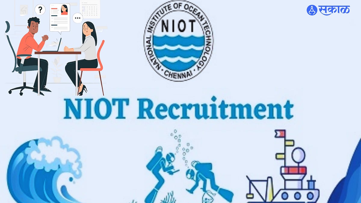 NIOT भर्ती 2024: डिप्लोमा आणि ग्रॅज्युएट उमेदवारांसाठी सुवर्ण संधी ...