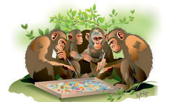 माणसाचे माकड की माकडाचा माणूस? monkey of man or monkey of man darwin ...