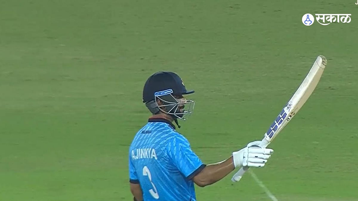 SMAT 2024: Ajinkya Rahane चे शतक हुकले, पण मुंबईला त्याने जिंकून दिले ...