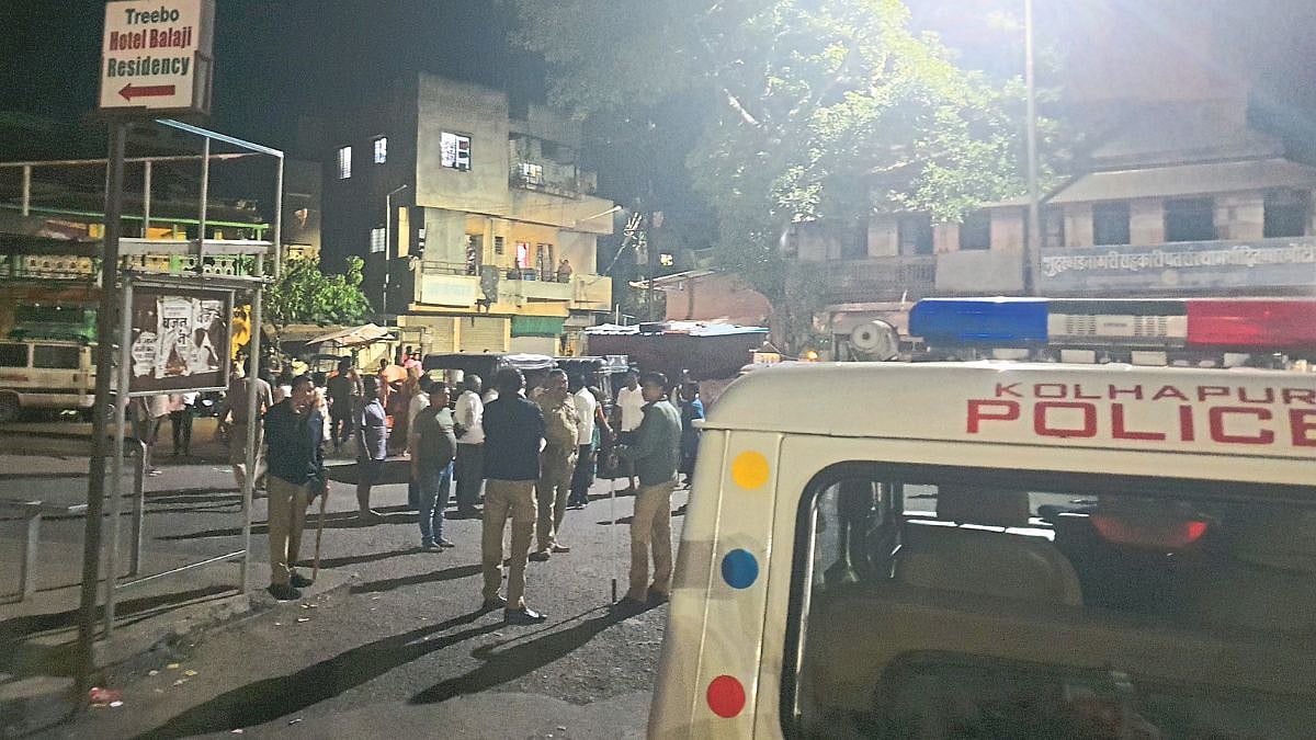 Kolhapur News : महाराणा प्रताप चौकात दोन गटांत दगडफेक; कोल्हापुरात ...