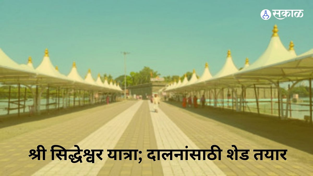 Solapur Gadda Yatra: सोलापूरचे ग्रामदैवत श्री सिद्धेश्वर, यात्रेची लगबग ...