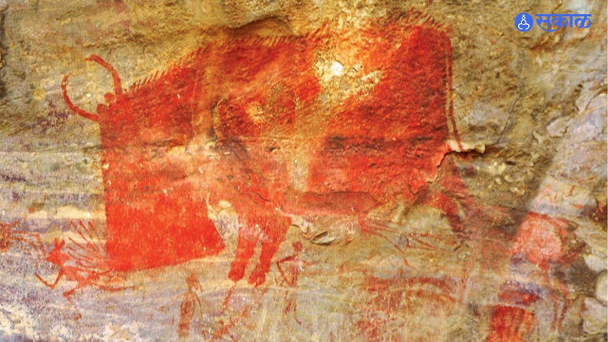 सातशे गुहांचं भीमबेटका... Bhimbetka: A Remarkable Discovery by Dr. V.S ...