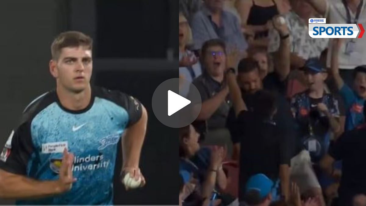 Liam Haskett was smashed for a six during BBL clash his father take ...