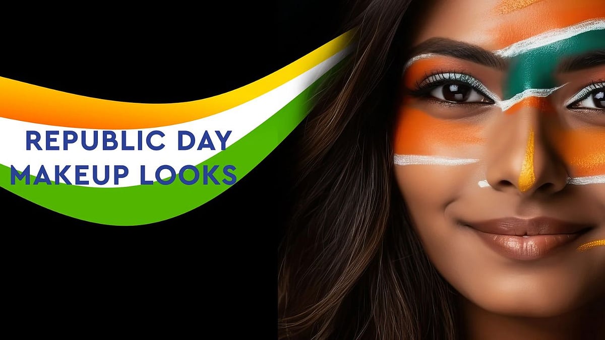 Republic Day Makeup: प्रजासत्ताक दिनासाठी तिरंगा मेकअप करा; घरच्याघरी ...