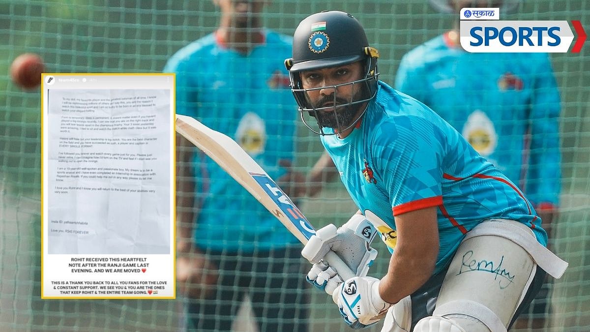 15-Year-Old Fan Pens Emotional Letter to Rohit Sharma Post Ranji ...