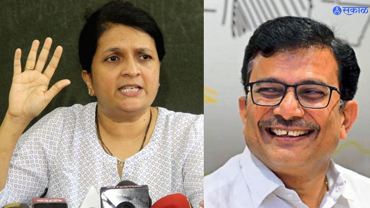 Anjali Damania : अधिकृत रजा घेऊनच विदेशात; दमानियांच्या आरोपानंतर सीएस ...