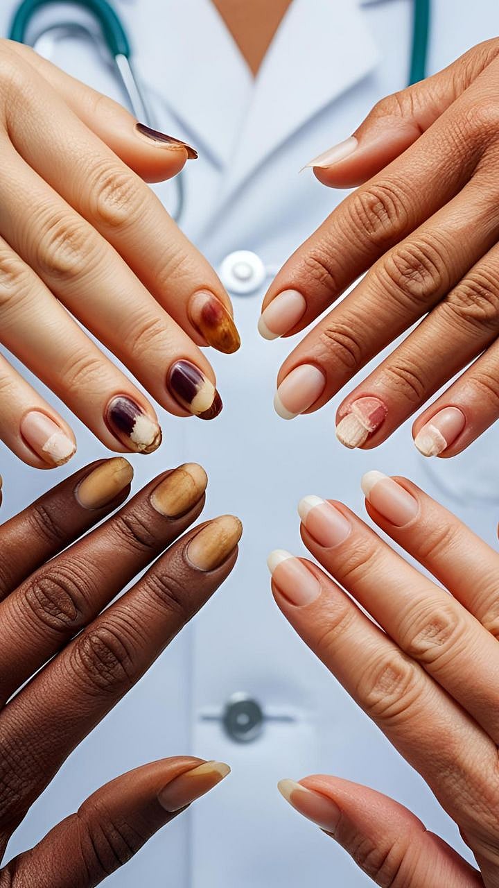 नखांवरून समजतात आरोग्याबद्दलच्या 'या' समस्या