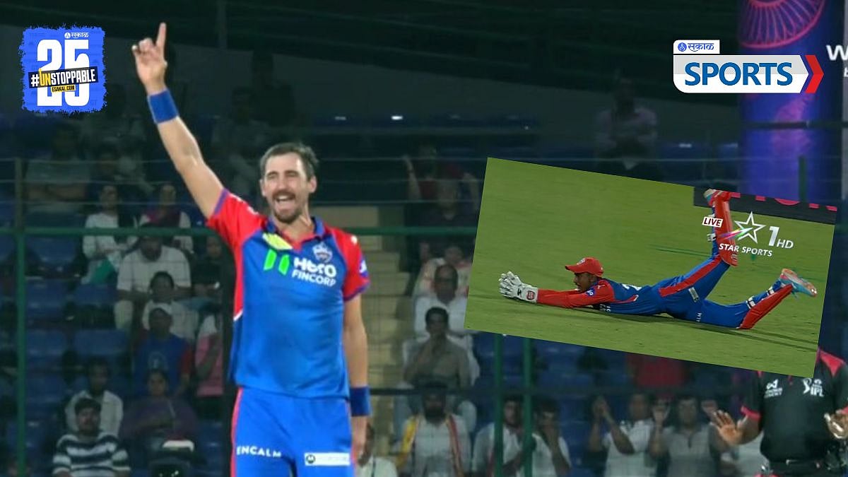 MITCHELL STARC GIVES DC THEIR FIRST BREAKTHROUGH | DC vs KKR Live: चतुर ...