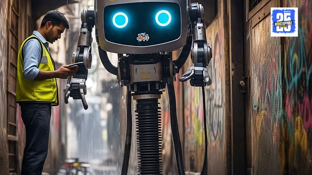 Use of AI technology and robots for drain cleaning in Mumbai | मुंबईतील ...