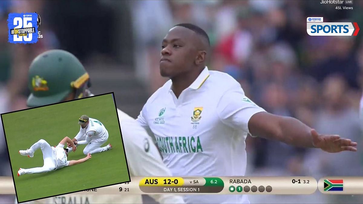 KAGISO RABADA TAKES DOUBLE STRIKE IN WTC FINAL 2025: KHAWAJA AND GREEN ...