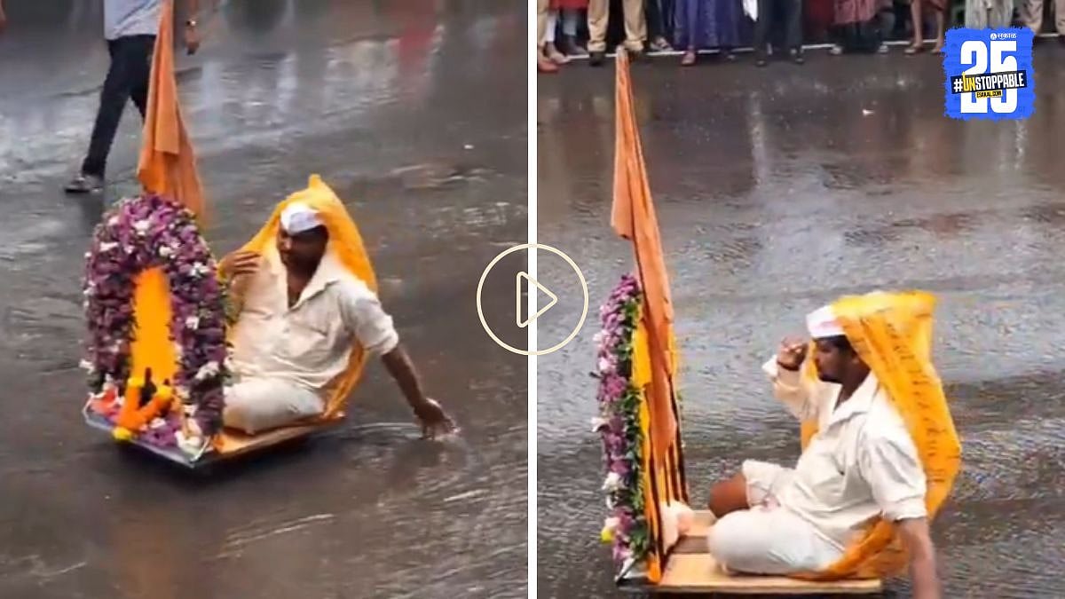 Video: देह अपंग, इच्छा अभंग! वारीमधला 'असा'ही एक वारकरी Marathi News ...