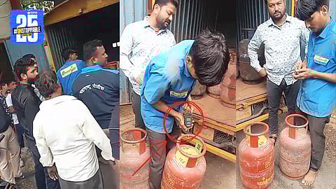 गॅस खरेदी करताय? सावधान! 2 ते 3 किलो गॅसची होतेय चोरी; तरुणांच्या सतर्कतेमुळे काळाबाजार उघड ...