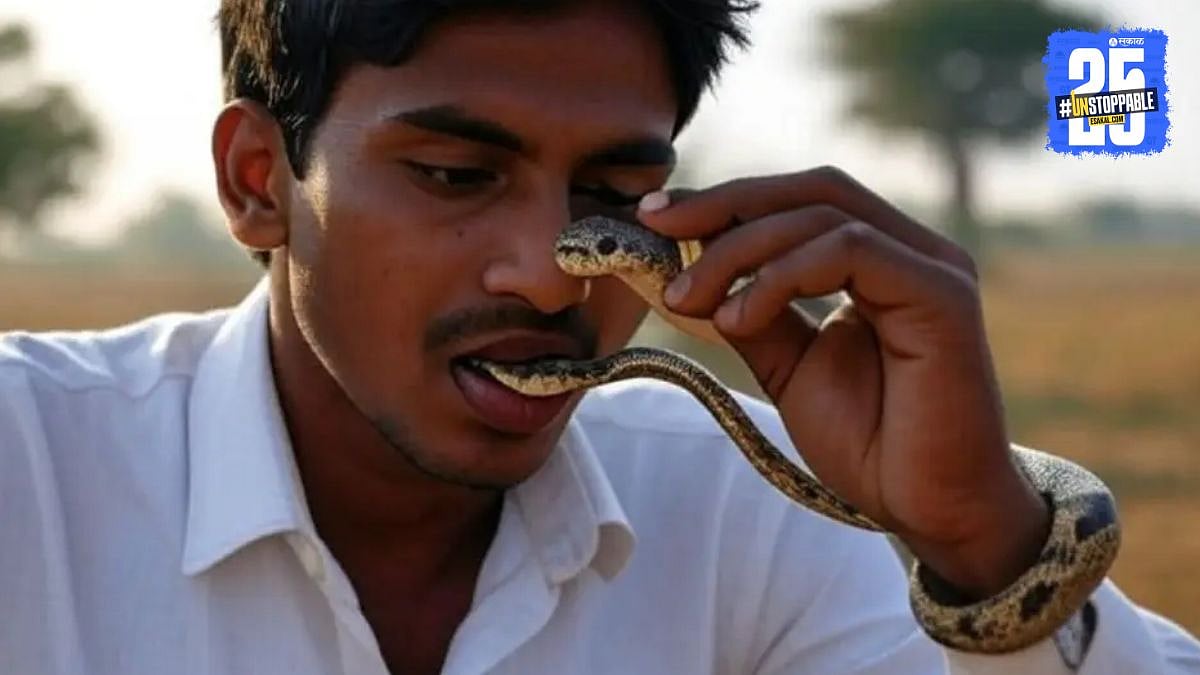 अरे देवा! दारूच्या नशेत तरुणानं चक्क साप चावून खाल्ला; डॉक्टरांनी त्याच्या तोंडातून सापाचे तुकडे ...