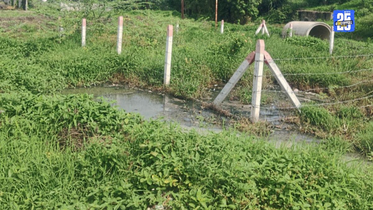 Dirty Water in Fursungi : फुरसुंगीत घाण पाण्याचे साचले तळे; दुर्गंधीसह ...