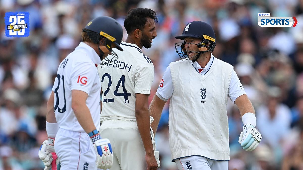 UNCHARACTERISTIC JOE ROOT GETS INTO A VERBAL SPAT WITH PRASIDH KRISHNA ...