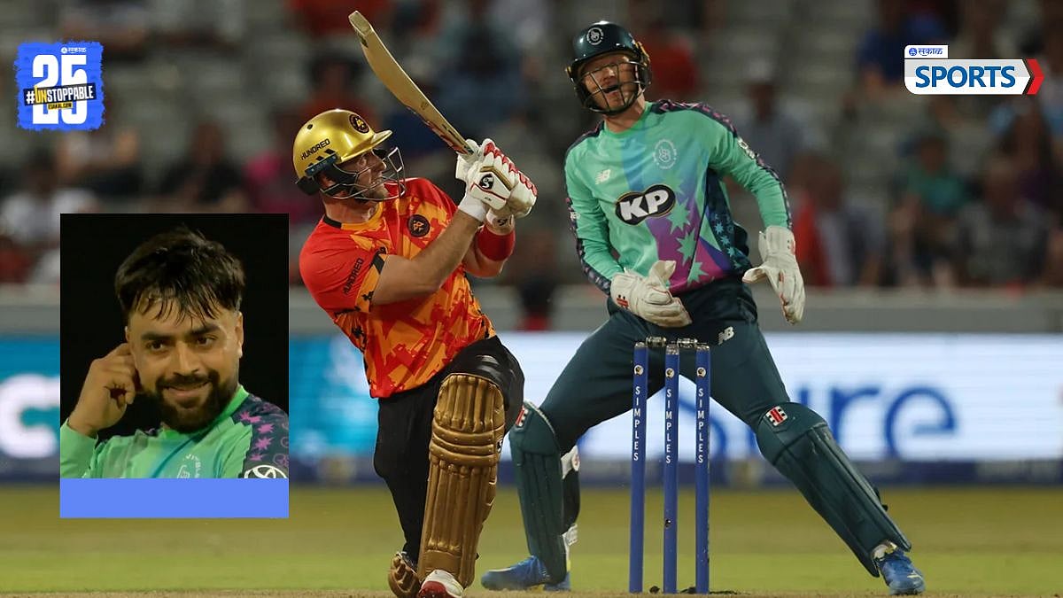 LIAM LIVINGSTONE DESTROYS RASHID KHAN WITH 69* IN THE HUNDRED 2025 ...