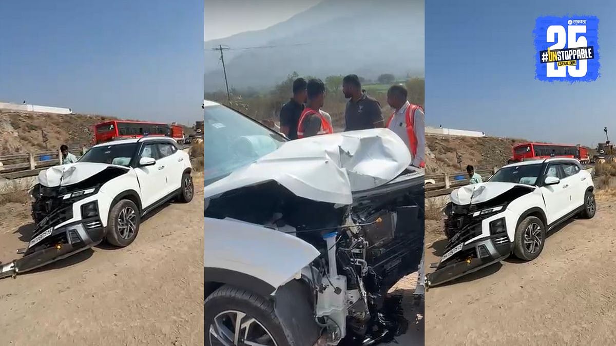Khambatki Ghat Accident : खंबाटकी घाटात लोखंडी साहित्यांनी भरलेला ट्रक ...