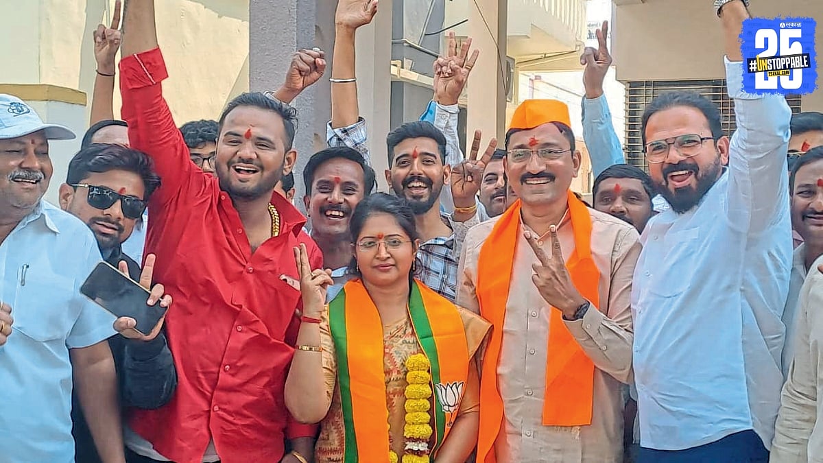 Dhule Municipal Election : धुळ्यात मतदानापूर्वीच भाजपचा गुलाल! दोन ...