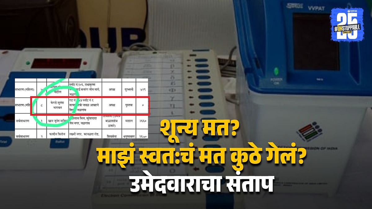 Jalgaon Civic Polls Zero Vote Shock To Independent Candidate Sparks ...