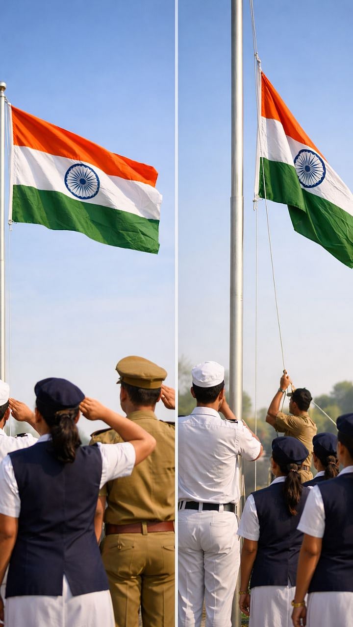 ध्वजारोहण आणि ध्वजवंदन या दोन्हीमध्ये नेमका फरक काय? | FLAG HOISTING VS ...
