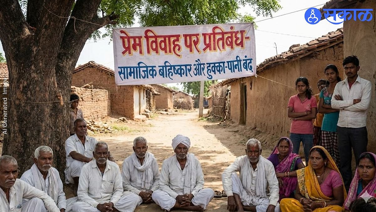Love Marriage Ban : गावाचा अजब निर्णय, लव्ह मॅरेजवर घातली बंदी ...