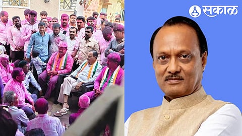 माढा विजयाचा गुलाल नाही. Madha Victory: No Celebration for Ex-MLA ...