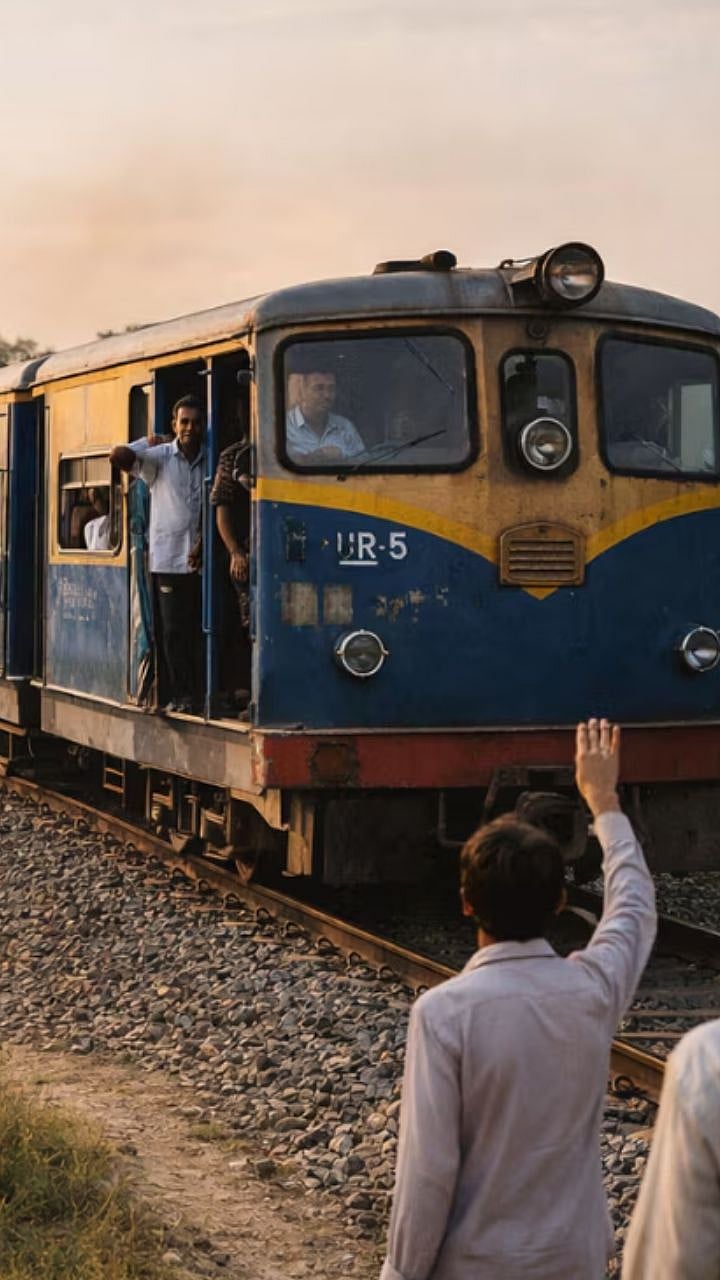 There is train in India that stops not at signal but at hand signal ...