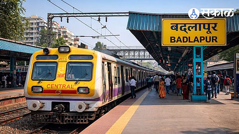 Badlapur Local Train Passengers BLACK FRIDAY | बदलापूरच्या प्रवाशांचा ...