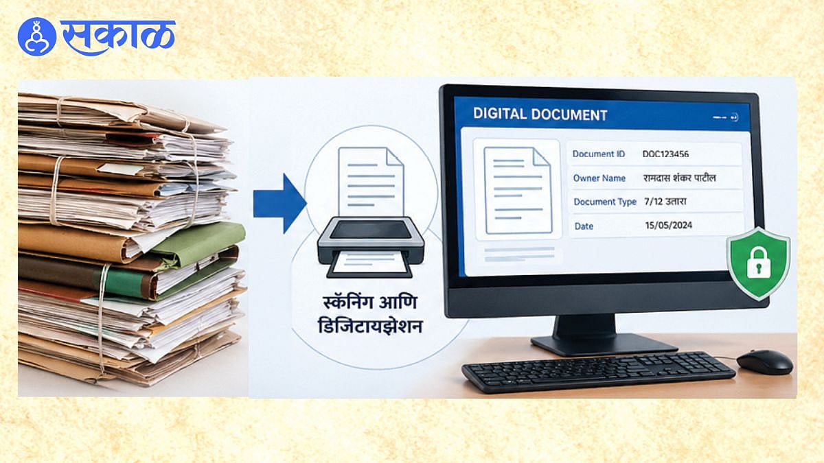 Document Digitization: १८६५ पासूनचे ऐतिहासिक दस्त आता डिजिटल क्लाउडवर ...