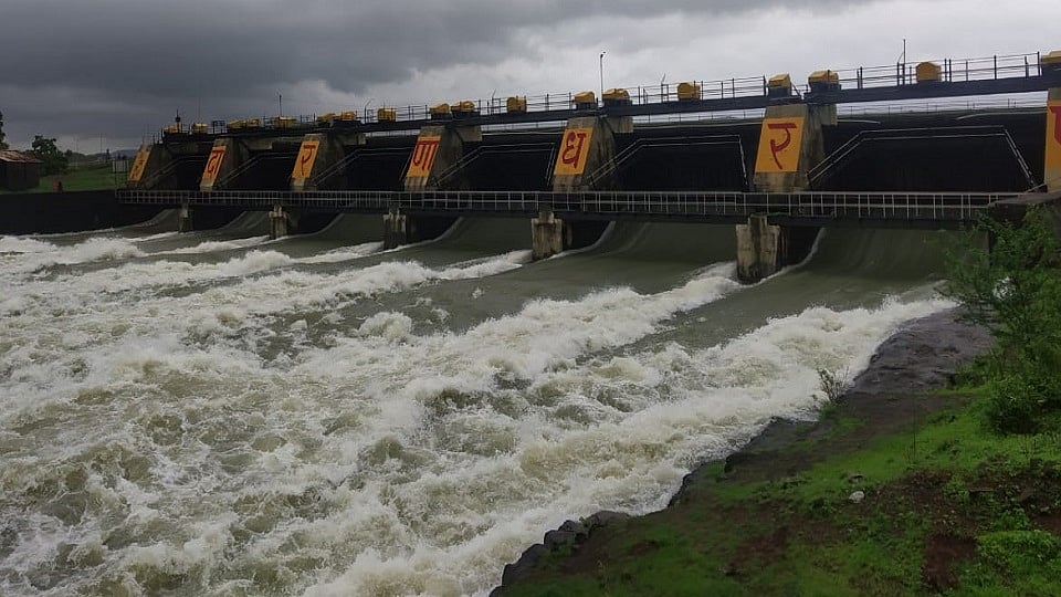 Nashik News : पाणलोटात पावसामुळे दारणातून विसर्ग सुरु | Discharge from ...