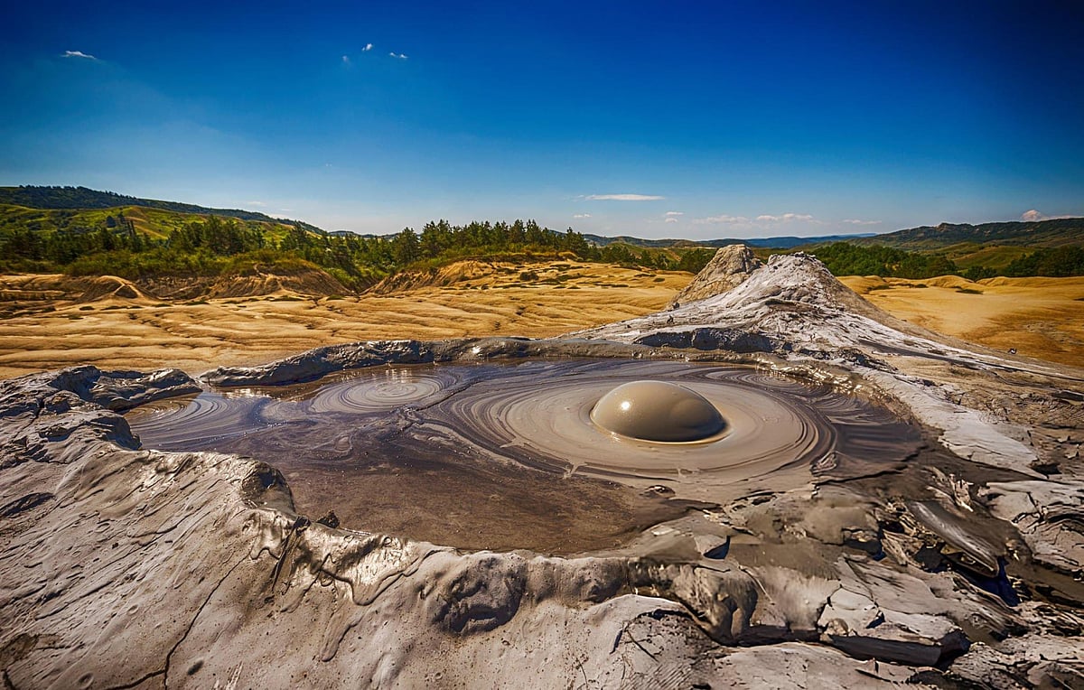 India's only mud volcano erupts after two decades in Andaman