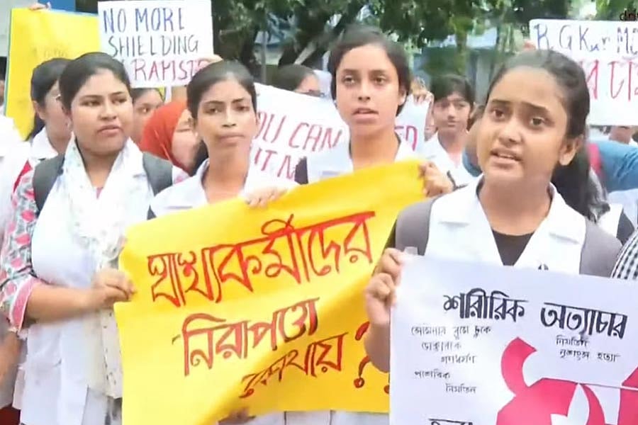 Women protest for justice in RG Kar hospital rape and murder case