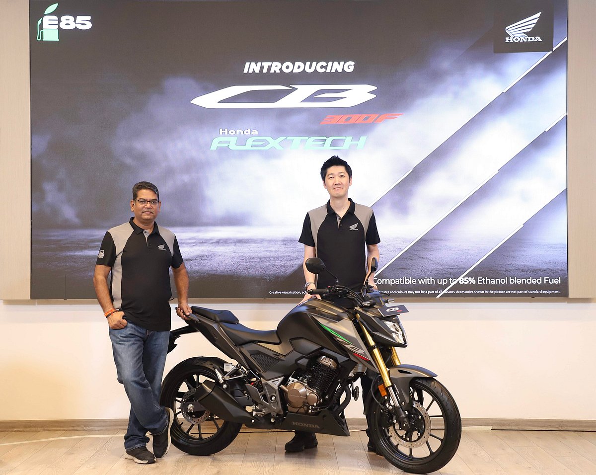 Honda launches India's first 300cc flex-fuel motorcycle, the CB300F