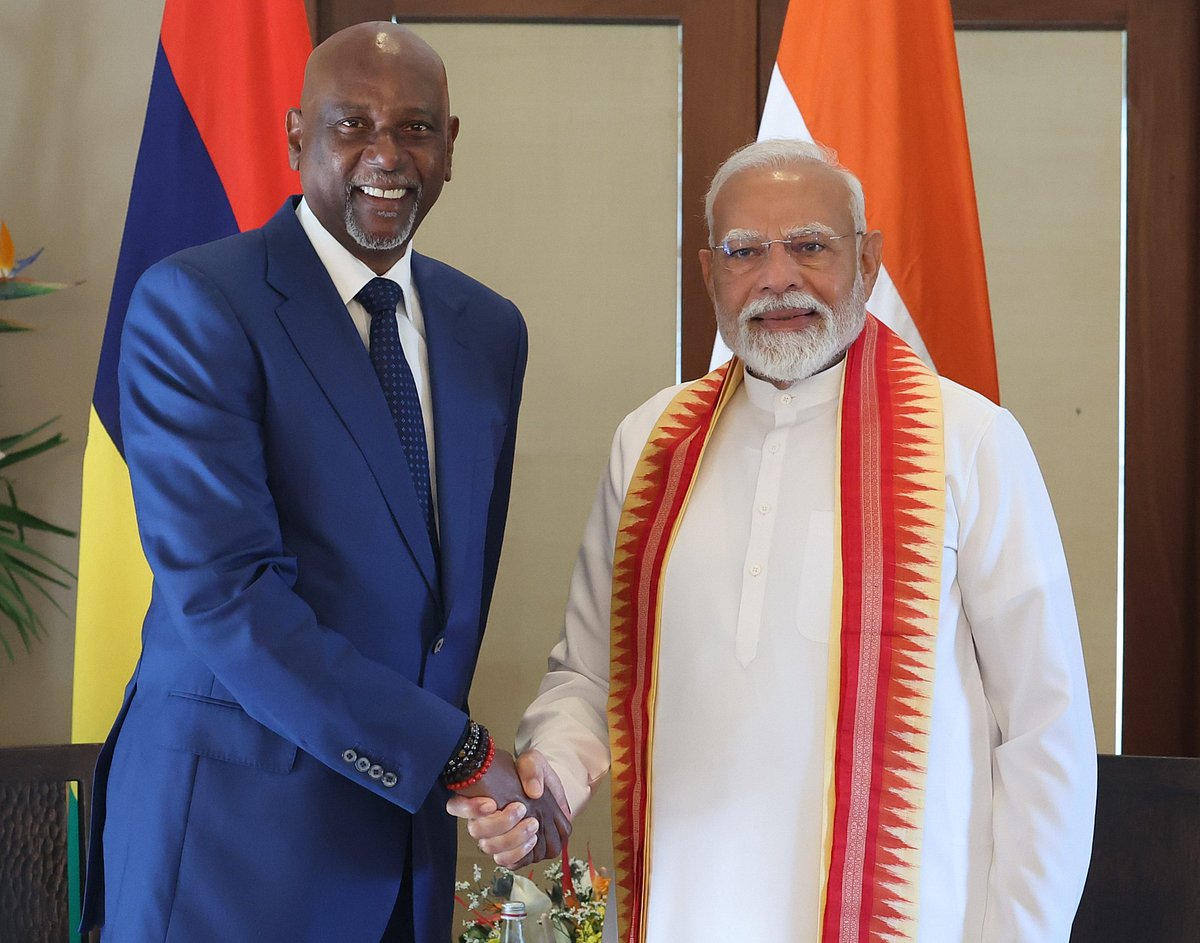 Mauritius bestows its highest honour on PM Modi