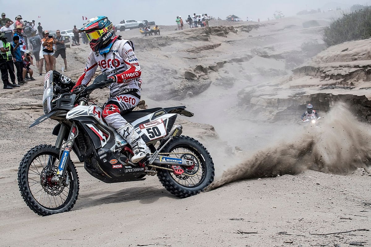 Dakar 2019 stage 3: CS Santosh drops to 42nd place overall