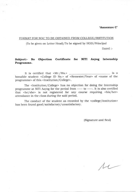 Internship Opportunity at NITI Aayog: Apply by December 10