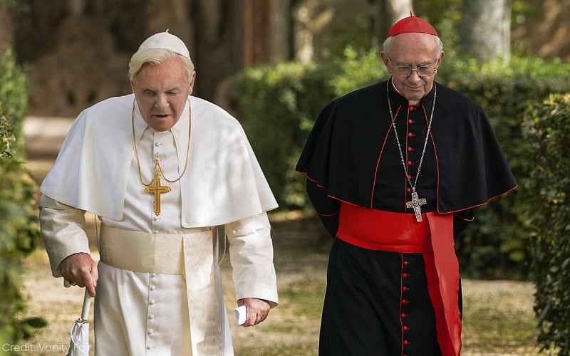 Visual Conflict In The Two Popes