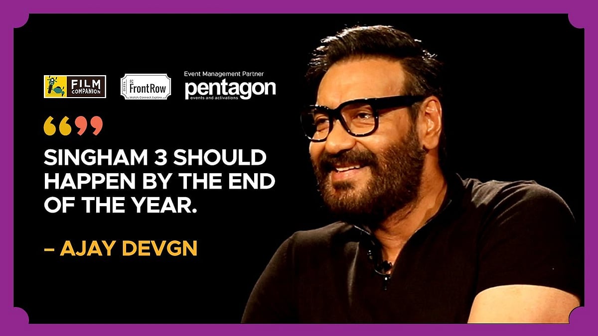 Ajay Devgn FC Front Row Interview With Anupama Chopra | Runway 34 ...