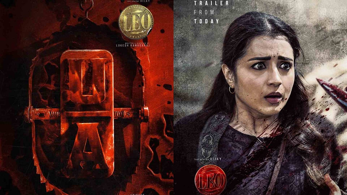 Leo Censored U/A, Makers Unveil First Look Poster of Trisha