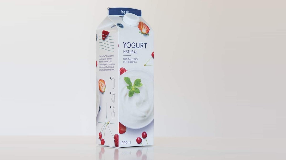 Elopak unveils low-carbon Natural White Board for fresh liquid cartons