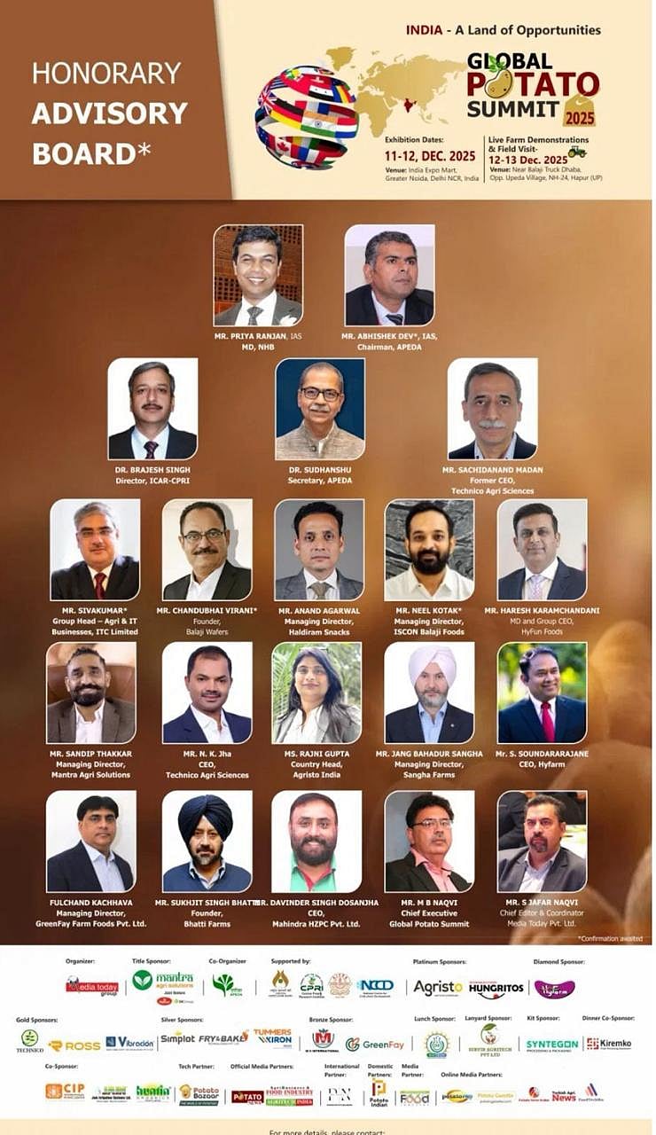 Global Potato Summit 2025: A landmark initiative to transform India’s ...